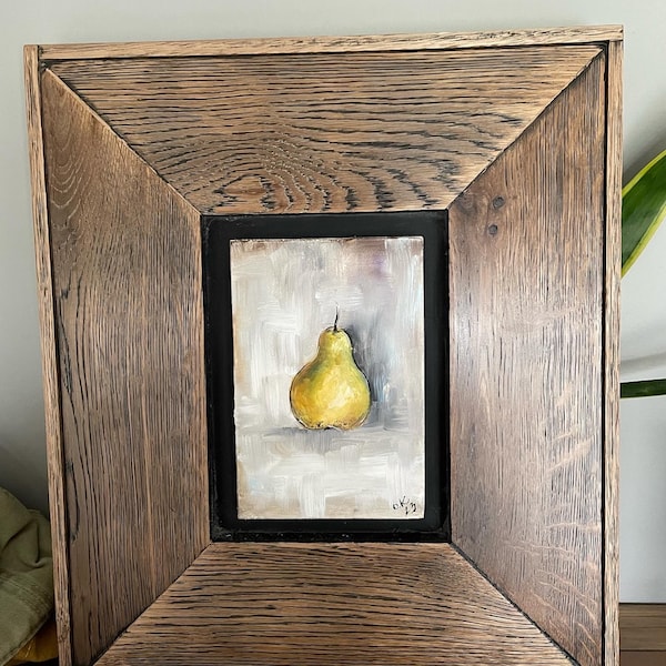 Small Still Life Oil Painting Sourdough Bread Original Art French ...