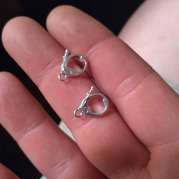 Sterling Silver Hinged Bail - Etsy