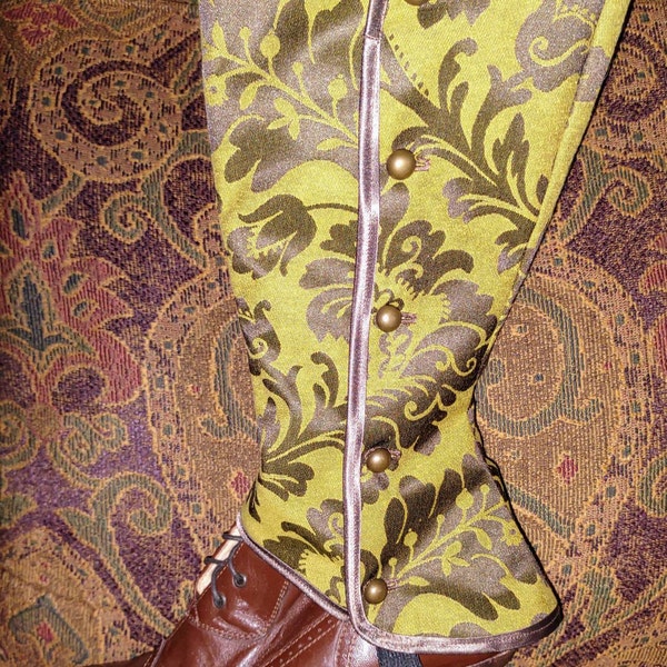 BLACK FRIDAY SALE Spats Reversible Boot Sherlock Holmes Gaiters Women ...