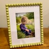 Glossy Beaded Bobbin Picture Frame Lacquered Bobbin Frame Painted ...