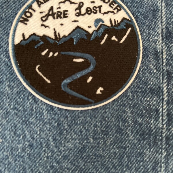 Travel Patches Embroidered Sew / Iron on Biker Nature Camping Wander ...