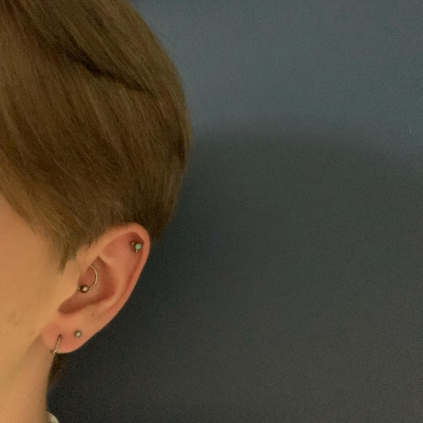 Light Skin Tone Silicone Double Flare Tunnel Silicone Ear Gauges for ...