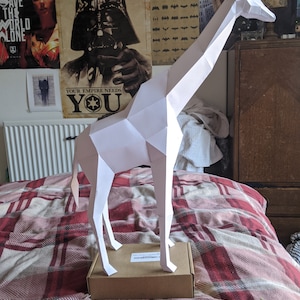 Giraffe Printable Papercraft Template Paper Model | Etsy UK