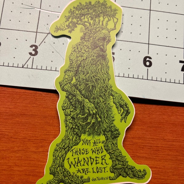 Wandering Ent Art Sticker - Etsy