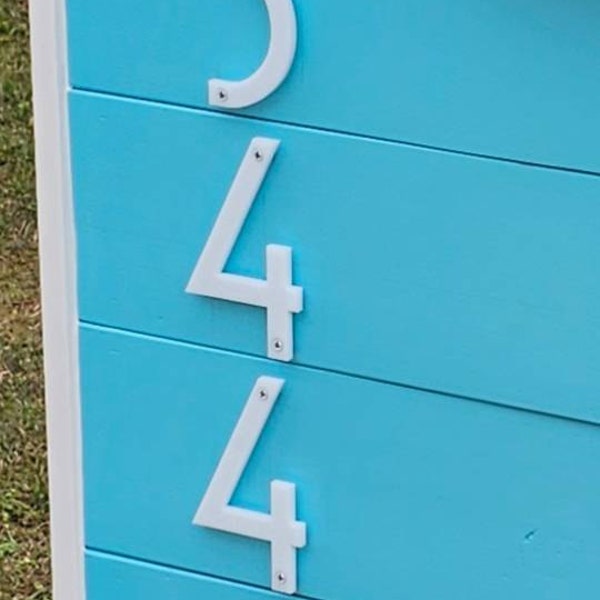10 Inch Art Deco House Numbers Letters - Etsy