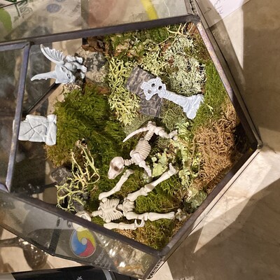 Mini Skulls Mini Bone Skull Figure Big Pile of Bones 12th Scale ...