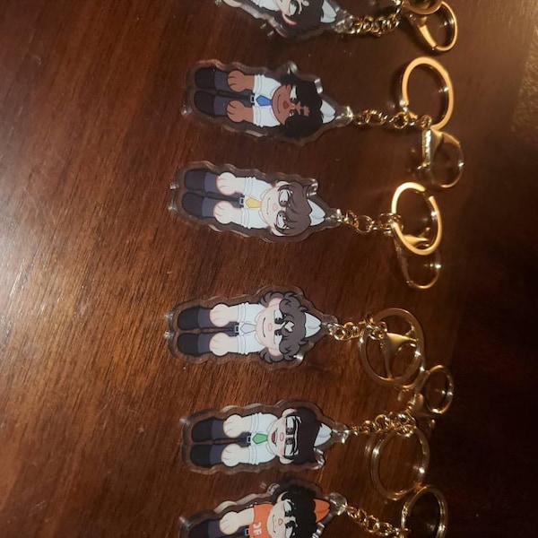 Tally Hall Acrylic Charms - Joe, Rob, Ross, Zubin, Andrew, Bora - Etsy