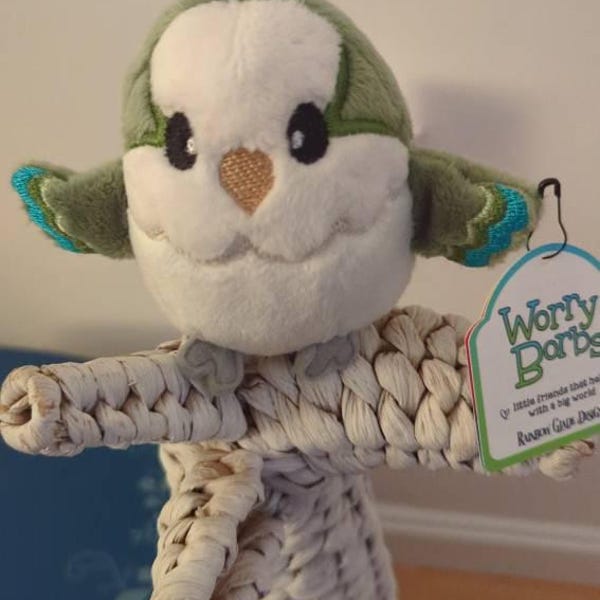 Mango the Quaker Parrot Borb Plush, Monk Parakeet, Handmade Toy, Bird ...