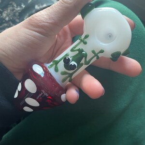 TOBACCO GLASS 6 Jade Sherlock Glass Pipe With Heavy Blue - Etsy