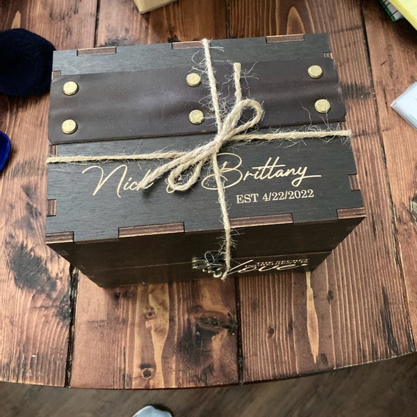 Custom Recipe Box With Cards the Secret Ingredient is Love Wedding Gift ...