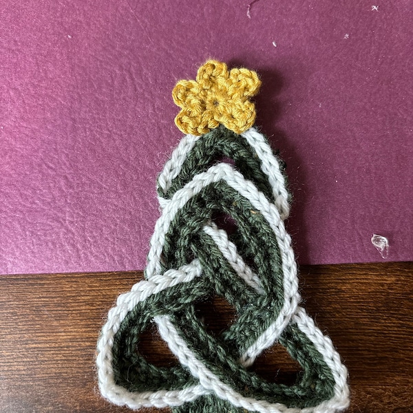 Celtic Garland, Christmas Garland, Crochet Garland, Crochet Christmas ...