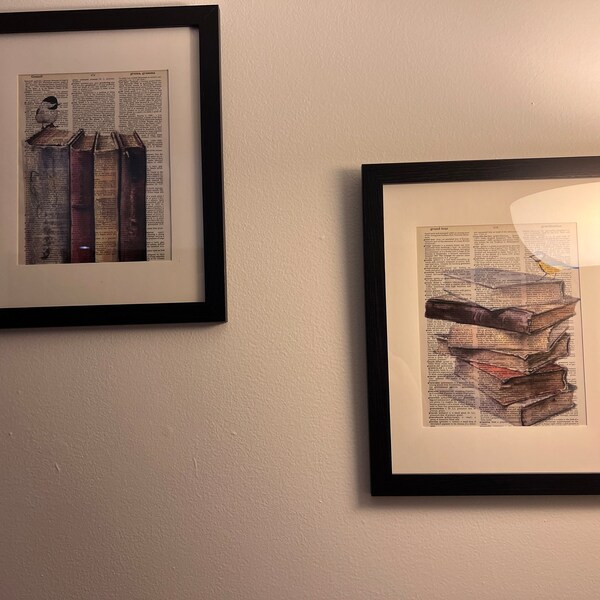 Book Themed Dictionary Prints - Etsy