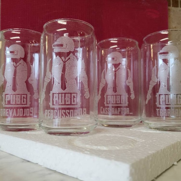 Glass for Gamer, Cybersport Beer Glass, Gift for Gamer, Beer Can Glass ...