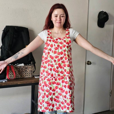 Pottery Apron With Pants/sewing Pattern/ Potter's Split Leg /cross Back ...