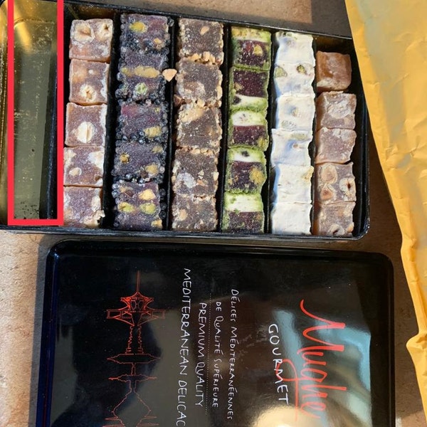 Luxury Turkish Delight Gift Box: Chocolate Pistachio Lokum Assortment ...