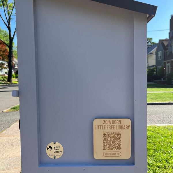 Etched Wooden QR Code Sign: Personalized Scannable Business Display - Etsy