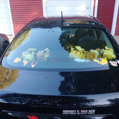 Pokemon Smile Pikachu Vinyl Sticker - Etsy