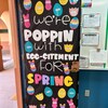 SPRING FLOWERS Door Decor Classroom Bulletin Board April - Etsy