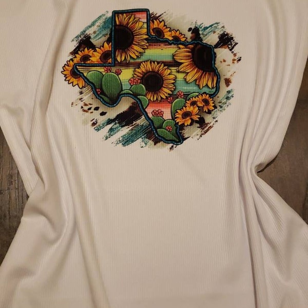 Serape Texas Sunflower Flag, Texas , Sunflower, Western Cactus, Serape ...