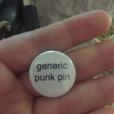 Generic Punk Pin Pinback Button or Magnet 1 or 1.5 Inch - Etsy