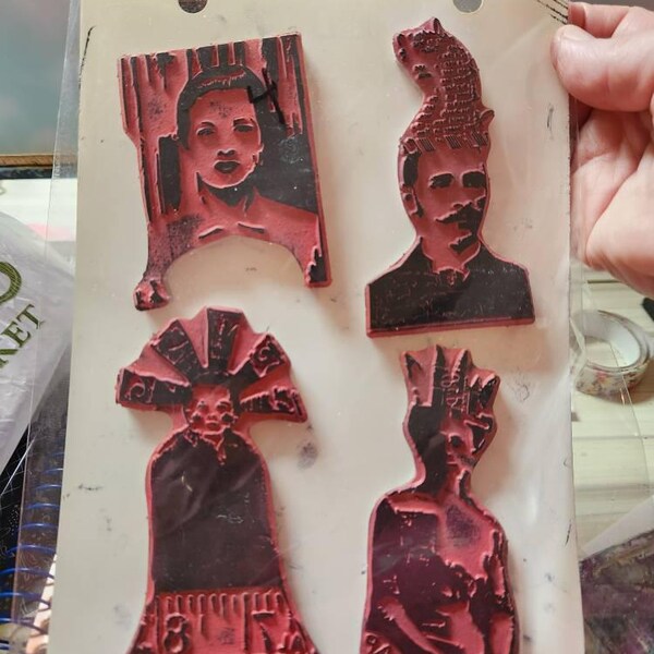 Robot Polymer Stamps, Art by Marlene, Studio Light, Free Shipping, 4 ...