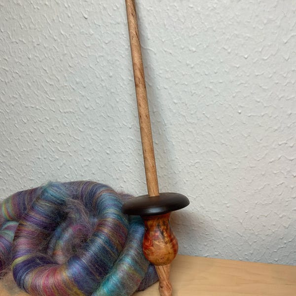 Support Spindle Stand - Supported Spinning - Drop Spindle - Cherry - Etsy