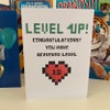 Personalised Level up Birthday Card, Level up Card, Retro Gaming Card ...