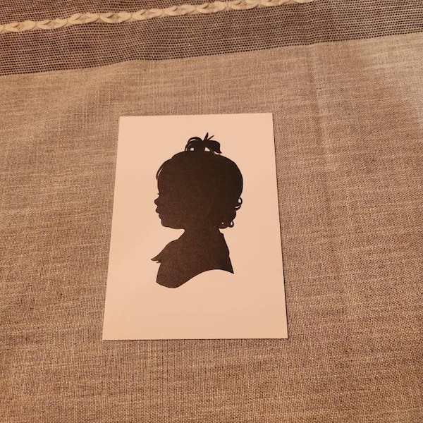 Hand Cut Original Silhouette by Master Silhouette Artist Karl Johnson ...
