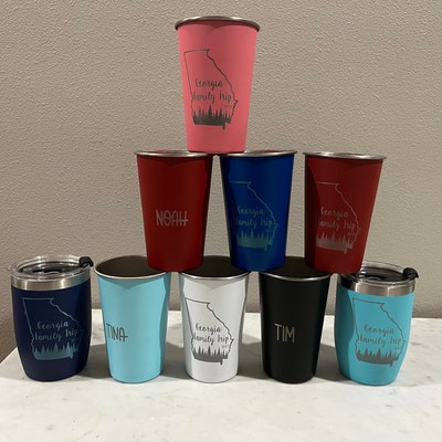 Family Vacation Cups, Reunion Gifts, Family Beach Trip Cup, Family ...