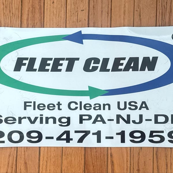 Set of 2 Custom Magnetic Signs for Cars / Trucks / Trailer / Steel ...