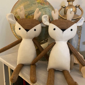 Deer Sewing Pattern PDF Make a Deer/reindeer Woodland Animal Cloth Doll ...