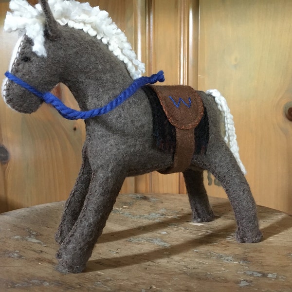 Felt Horse or Pony Sewing Pattern PDF, Waldorf Soft Toy Felt Animal - Etsy