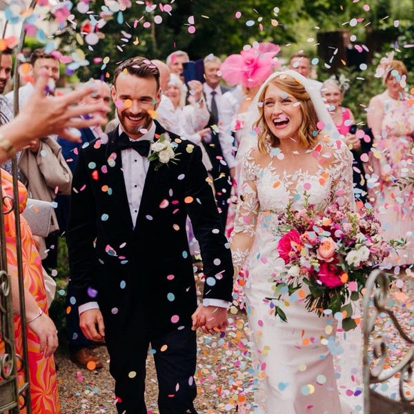 Biodegradable Confetti - Bright Rainbow Confetti Mix Perfect for ...