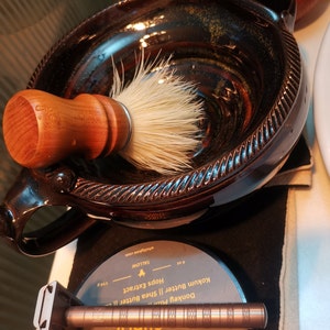 Large 2 Shaving Scuttle Bowl Ivory by Steve Woodhead | Etsy