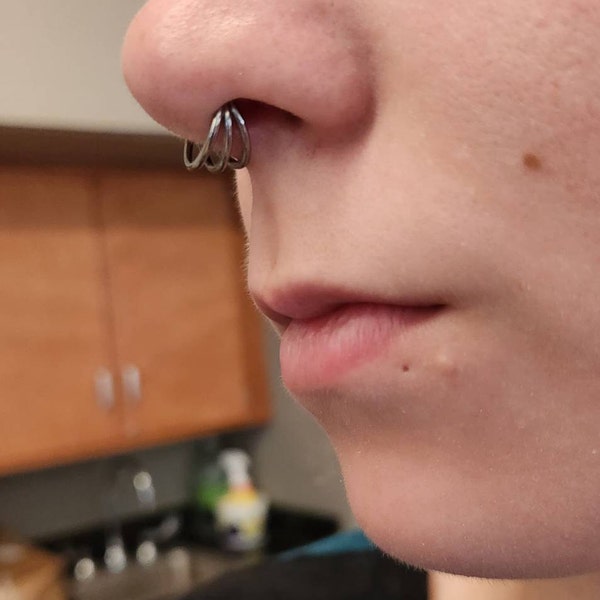Titanium Septum Piercing Septum Ring Septum Piercing Nose Septum ...
