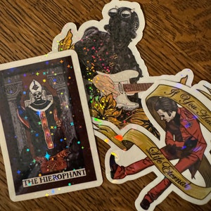 Boxing Papa IV Holographic Vinyl Sticker - Etsy