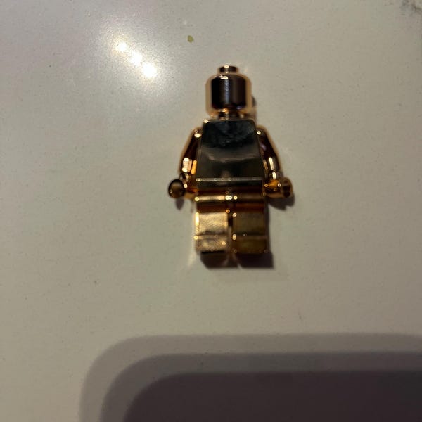 Mr Gold Minifigure - Etsy