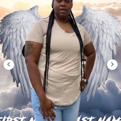 RIP Angel Wings Instagram Template instant Download PNG JPG - Etsy Canada