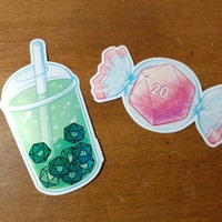 D20 Candy Stickers - Etsy