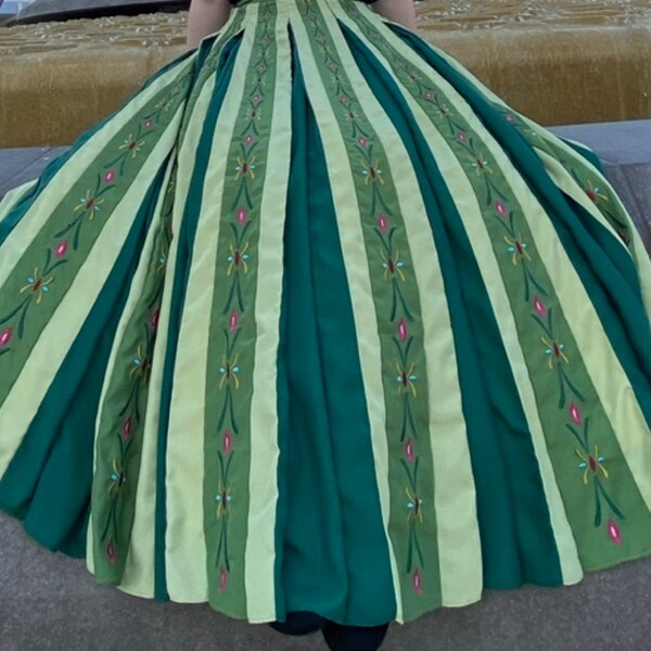 Anna Coronation Skirt Embroidery Design - Etsy