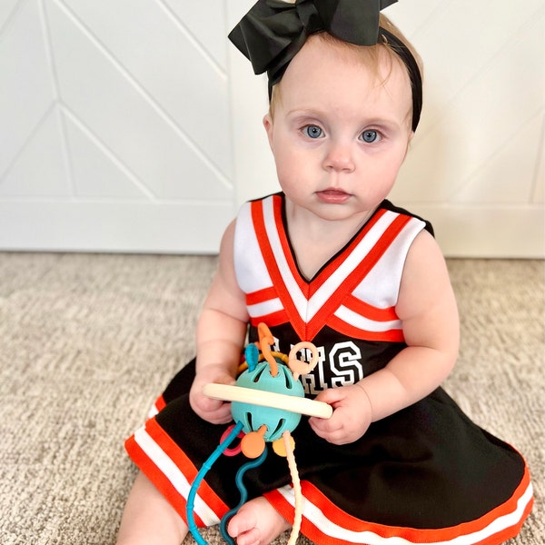 Dark Green Kids Cheer Uniform Cheer Costume Custom Cheerleading Uniform ...