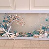 Seashell Beach Wall Art for Bathroom Decor, Square Art for Beach ...