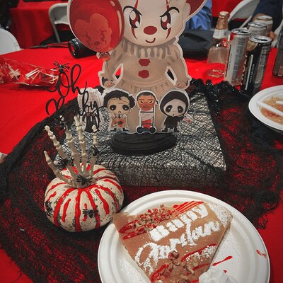 Halloween Centerpiece Stand Horror Party Table Decorations 10 Inches - Etsy