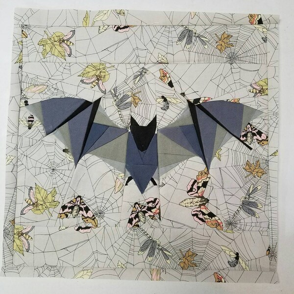Flying Bat Foundation Paper Piecing Pattern - Etsy