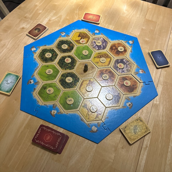 Settlers Board Game Resourse & Development Cards - Etsy