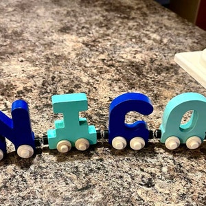 Build Your Own Train With Our Neutral Pink Train. Personalized Wooden ...