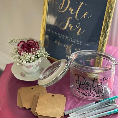 Date Night Personalised Sticker Label for Candle/coffee - Etsy