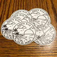 Puerto Rico Sticker Puerto Rico Decal Multiple Sizes Bumper Sticker ...