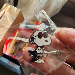 Punk Snoopy Hard Enamel Pins - Etsy