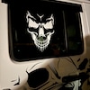 Angry Skull Premium Grade Vinyl Decal | Skull Decal | Car Decal | Truck ...